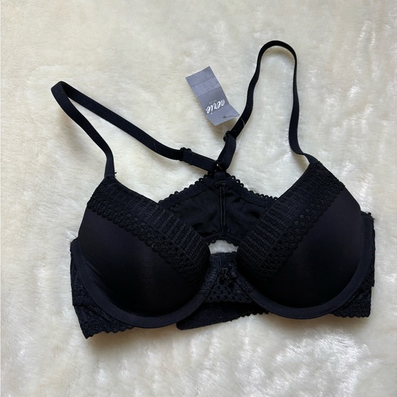 aerie | Intimates & Sleepwear | Nwt Black Lace Push Up Bra From Aerie ...